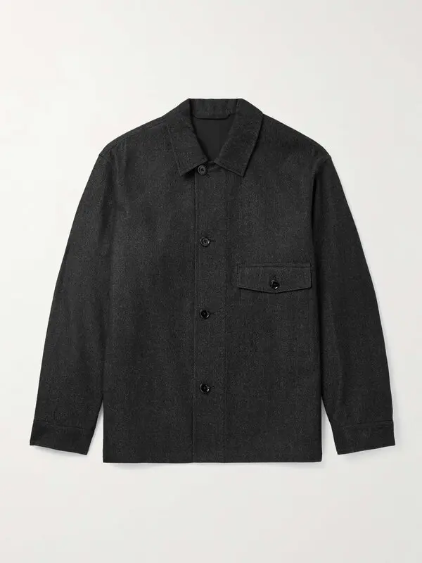 LEMAIRE Wool And Cotton-blend Twill Overshirt