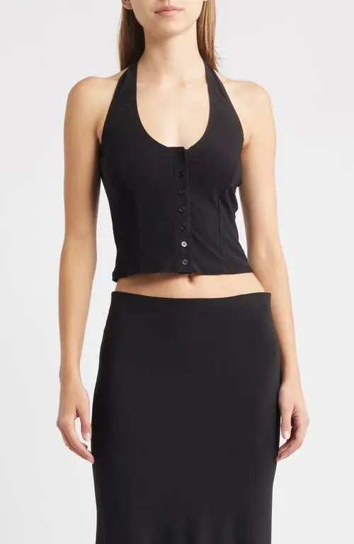 BELLA VENICE Mia Halter Crop Top