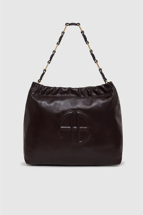 ANINE BING Kate Shoulder Bag Bordeaux