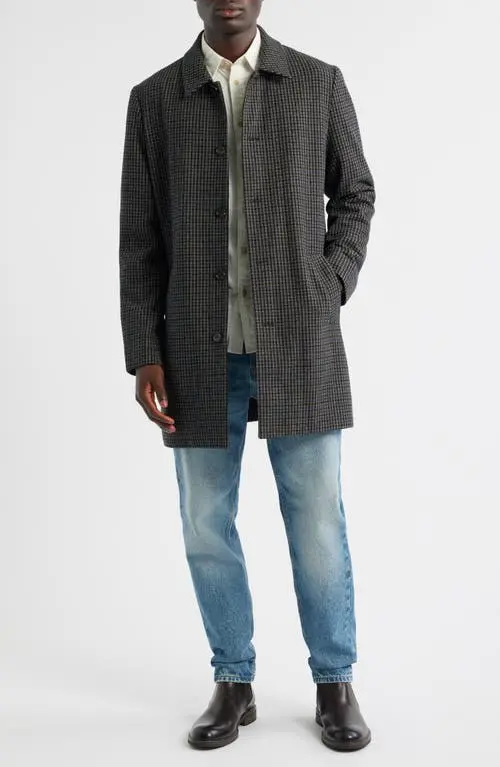 Rails Hockney Plaid Check Overcoat