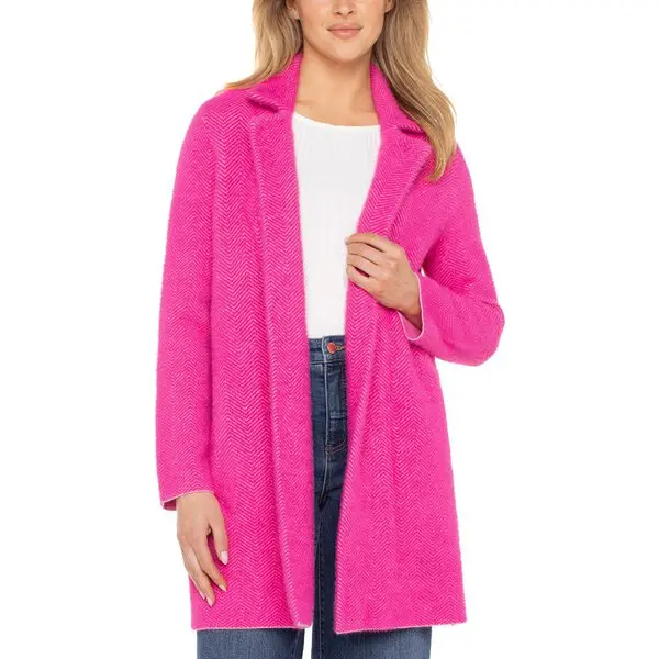 LIVERPOOL Coatigan Open Front Cardigan Sweater