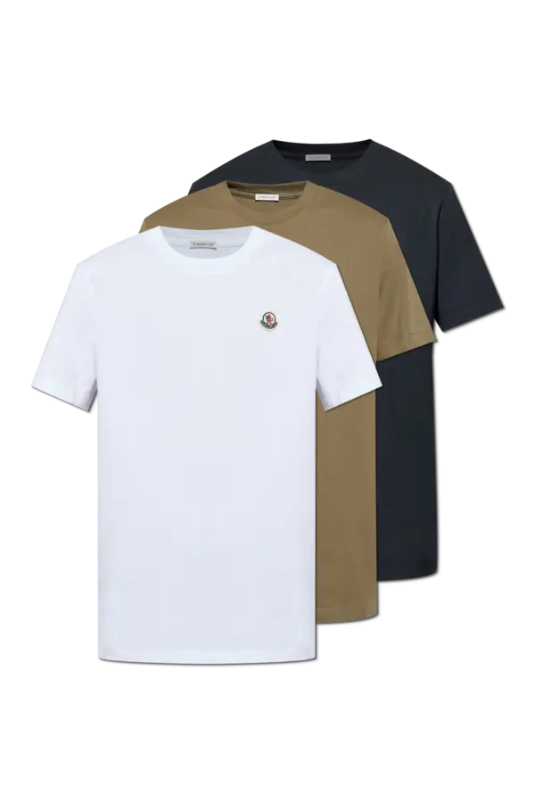 Moncler 3-pack Of T-shirts
