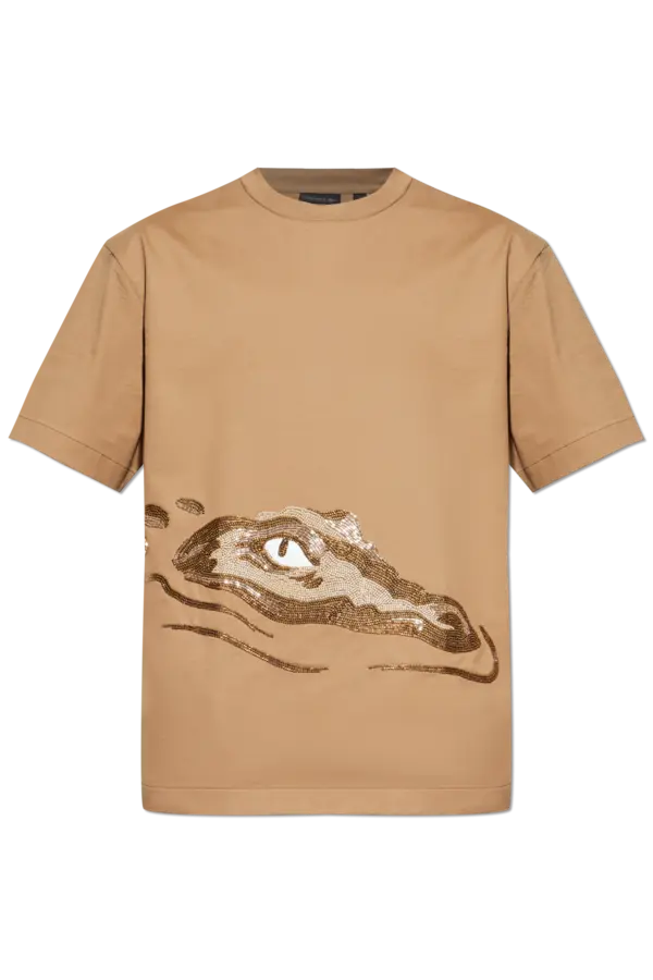 LACOSTE RUNWAY T-shirt With An Applique