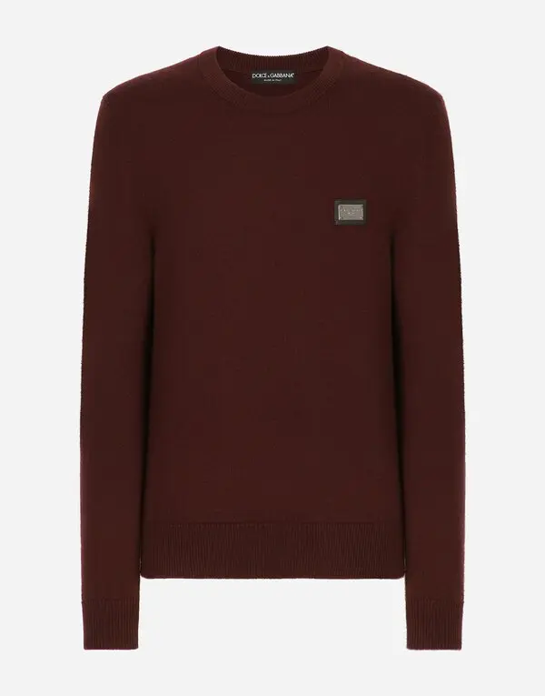 Dolce & Gabbana Wool And Cashmere Round-neck Sweater