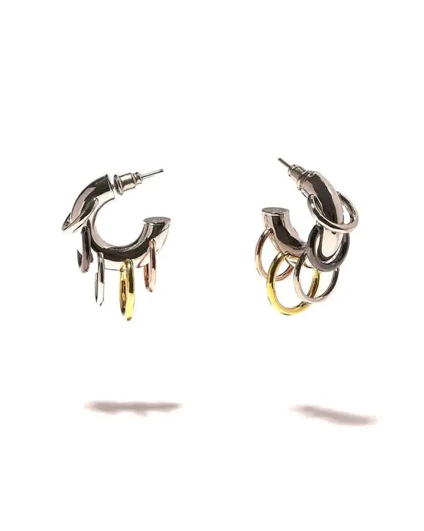 PANCONESI Pierced Hoops Earrinngs Accessories