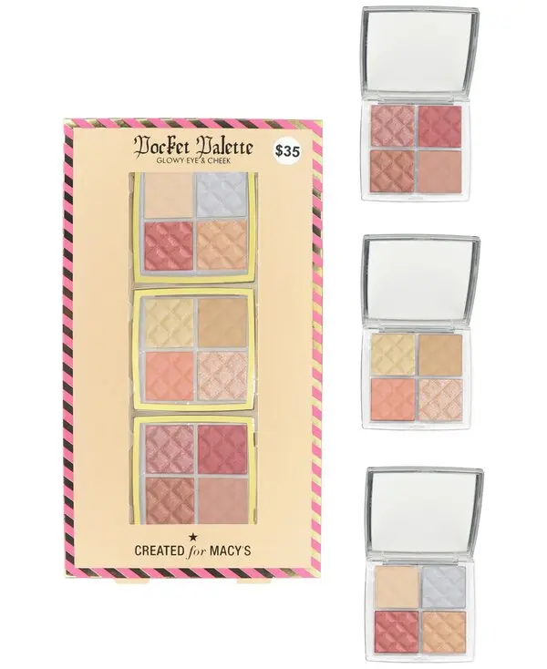 CREATED FOR MACY'S 3-pc. Glowy Eye And Cheek Pocket Palette Set