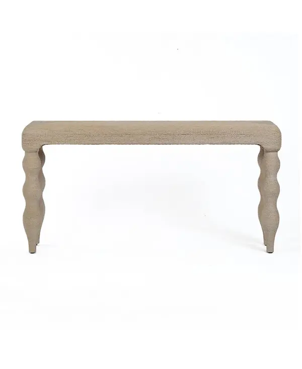 TOV FURNITURE Vicky Rattan Console Table