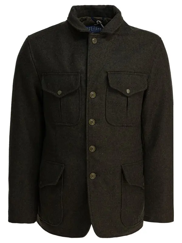 MANIFATTURA CECCARELLI Virgin Wool Short Coat