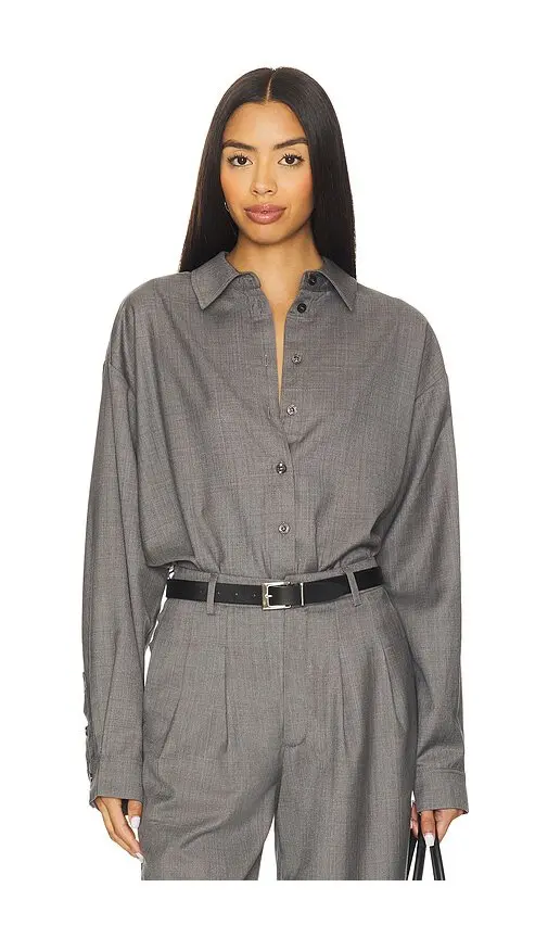GESTUZ Zeffy Shirt In Grey