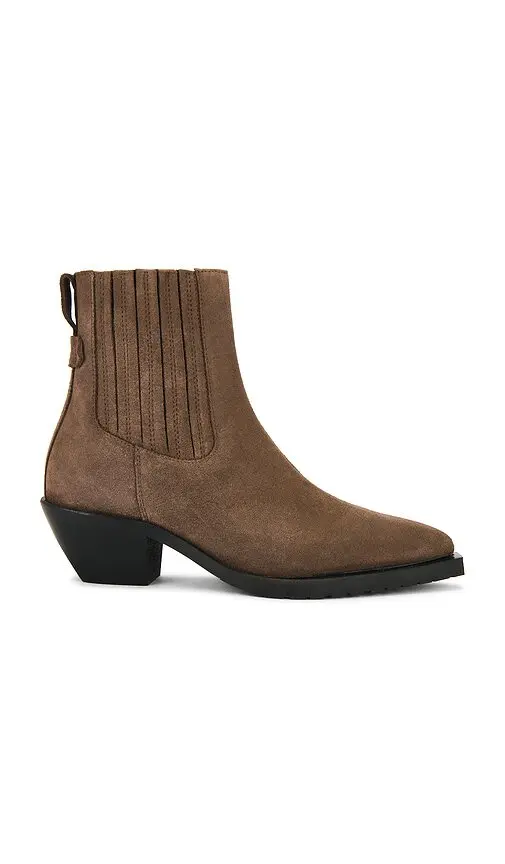 All Saints Marcie Suede Boot In Grey
