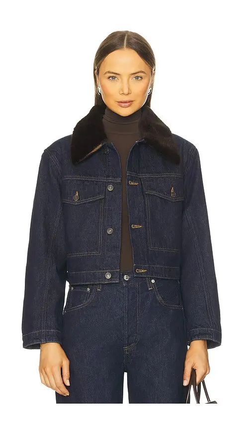 AGOLDE Walker Jacket In Blue