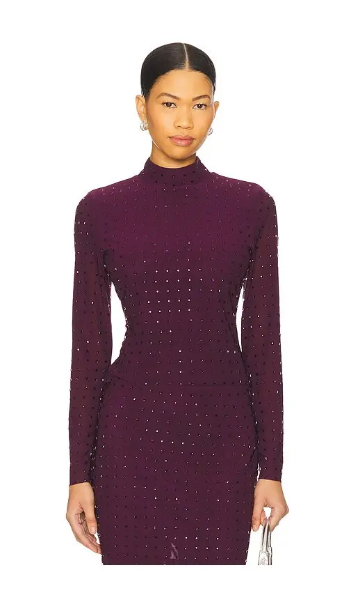 Steve Madden Melvina Top In Burgundy
