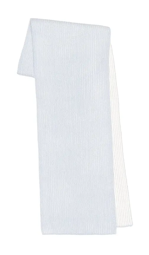 Varley Deville Plated Scarf In Baby Blue