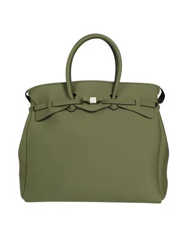 Save My Bag Handbag Military Polyamide, Elastane - Green