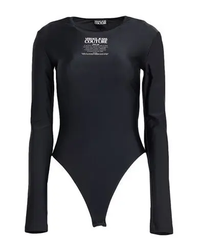 Versace Bodysuit Fuchsia Size Polyamide, Elastane - Black