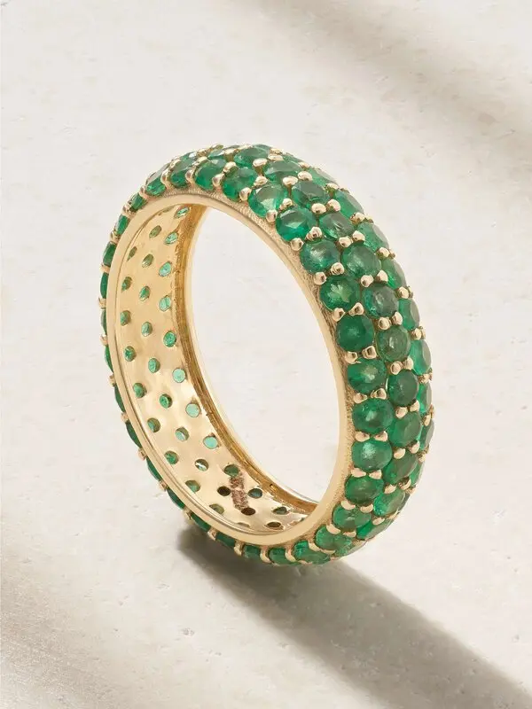 STONE AND STRAND 14-karat Emerald Ring