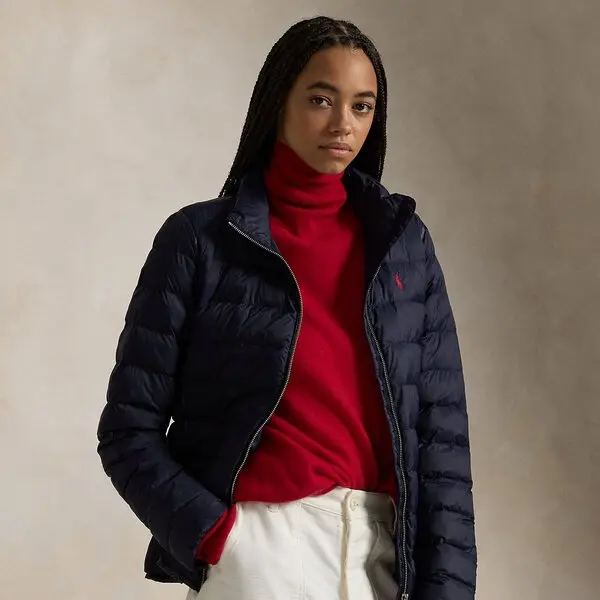 Ralph Lauren Water-repellant Packable Jacket - Rl Navy