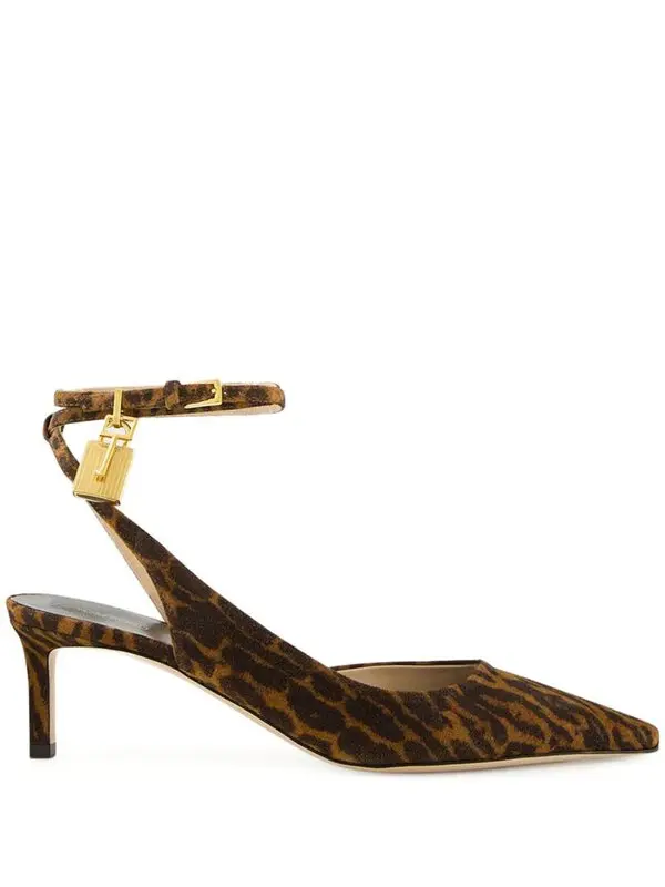 TOM FORD Padlock Décollet - Brown