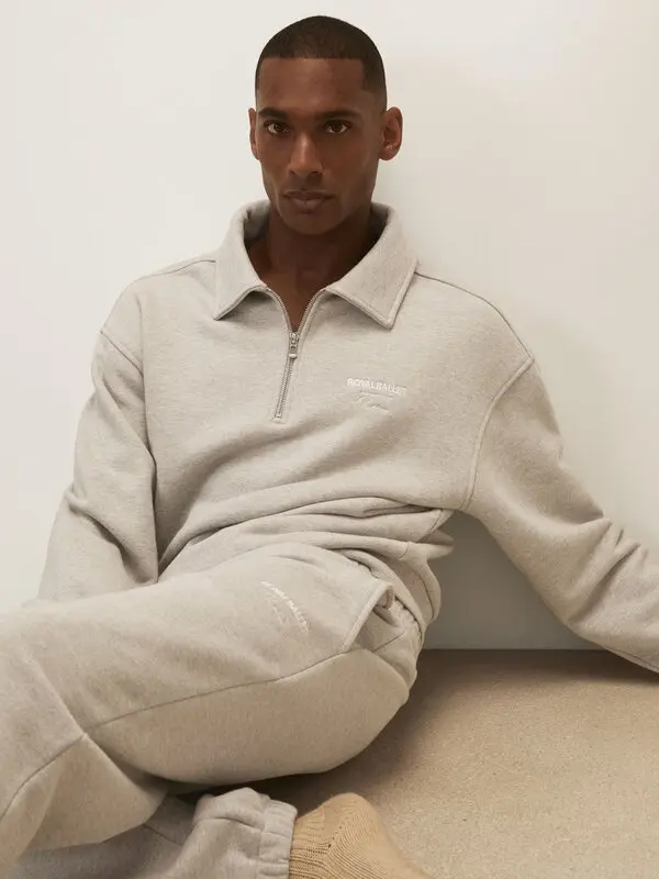 REISS Basque Fit Royal Ballet Zip Sweatshirt