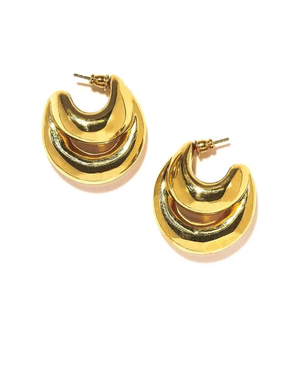 PANCONESI Double Blow Up Earrings Accessories