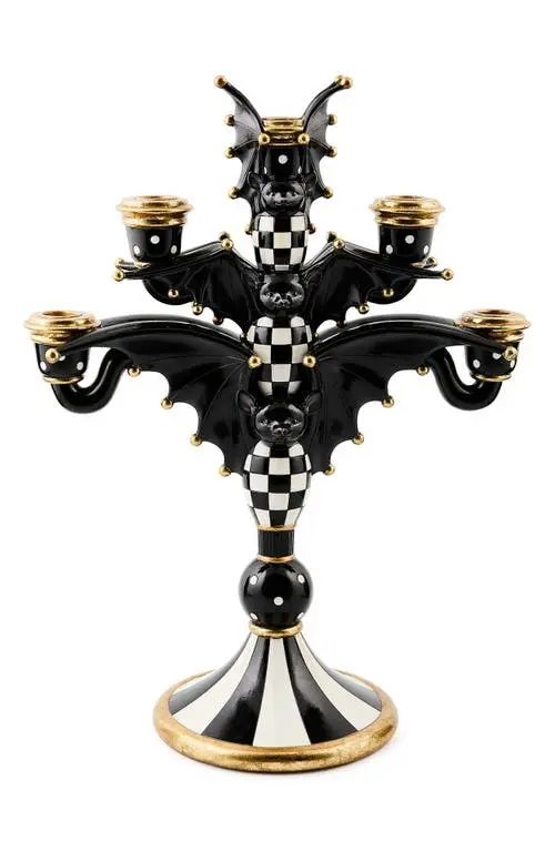 MACKENZIE-CHILDS Check Bat Candelabra