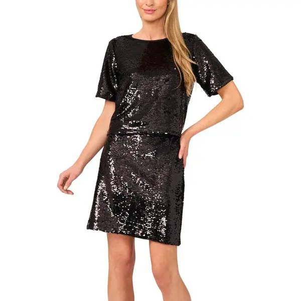 Halogen Sequin T-shirt