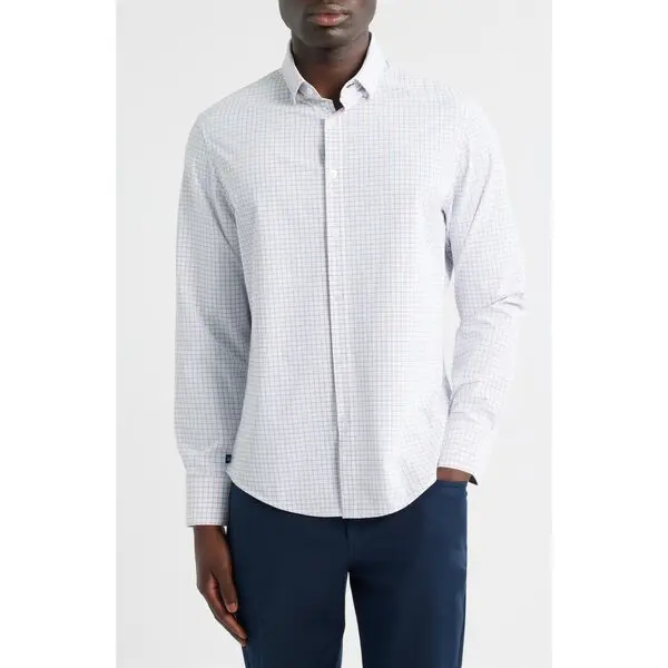 Mizzen+main Leeward No Tuck Trim Fit Performance Button-up Shirt