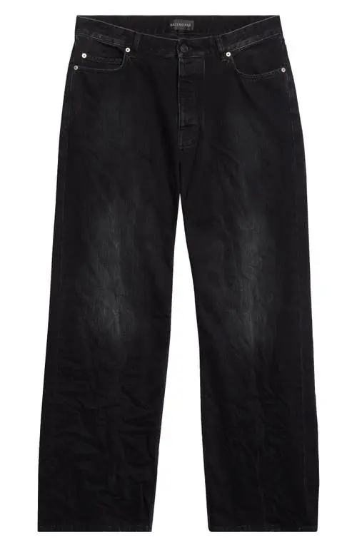 Balenciaga Distressed Relaxed Fit Jeans