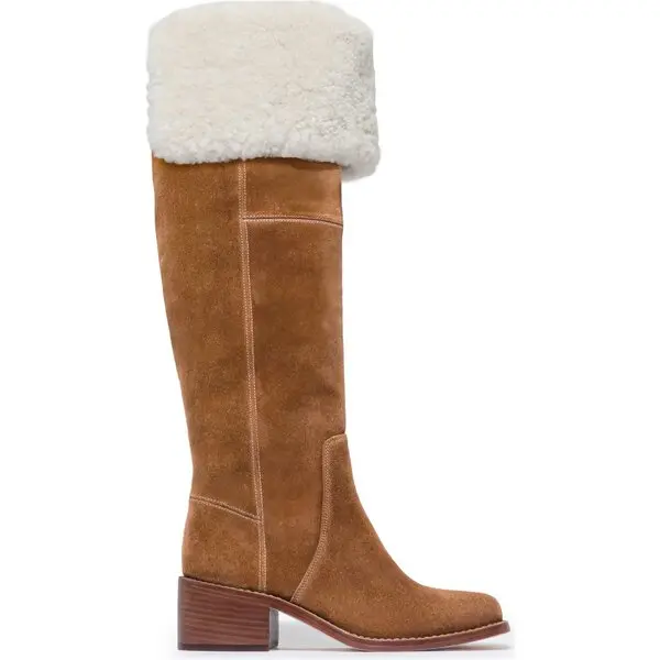 Bernardo Brix Shearling Over The Knee Boot