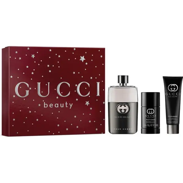 Gucci Guilty Pour Homme Eau De Toilette Set $183 Value