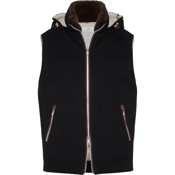 Brunello Cucinelli Hooded Down Vest