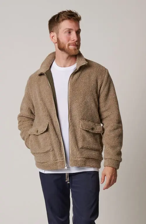 LEISURE LAB Fleece Jacket - Chocolate