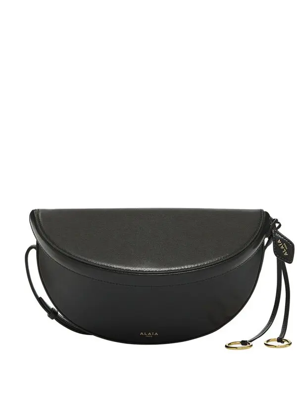 Alaïa East West Leather Belt Bag - Black
