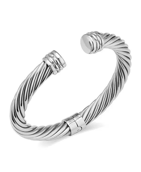 ORADINA Sterling Candy Cane Cuff