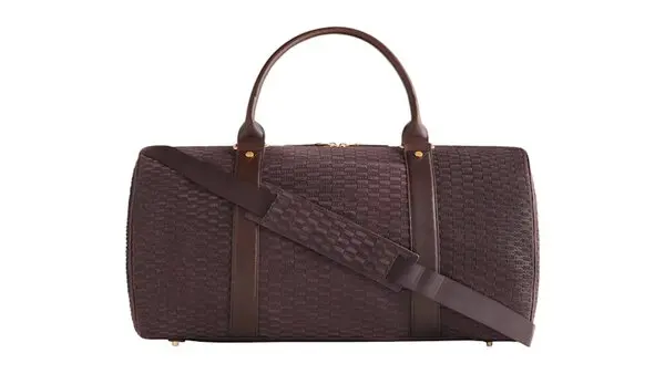 Kith Monogram Suede Traveler K55 Bag
