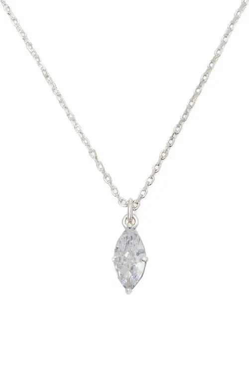 Kate Spade New York Signature Solitaire Cubic Zirconia Pendant Necklace