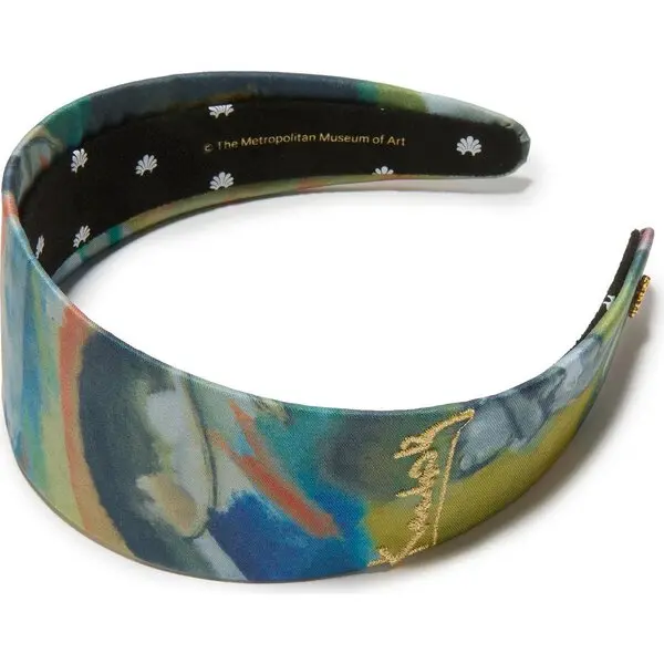 Lele Sadoughi The Met Brigitte Kandinsky Embroidered Headband