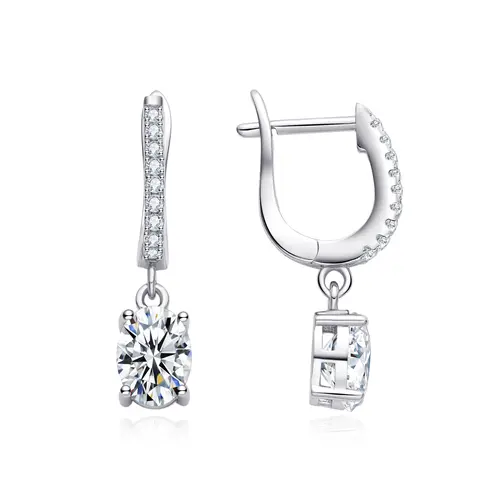 UNTAMED PETALS Duchess Crystal Drop Earrings