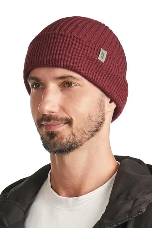 ALPINE NORTH Muskokaunisex Cuff Beanie - Wine