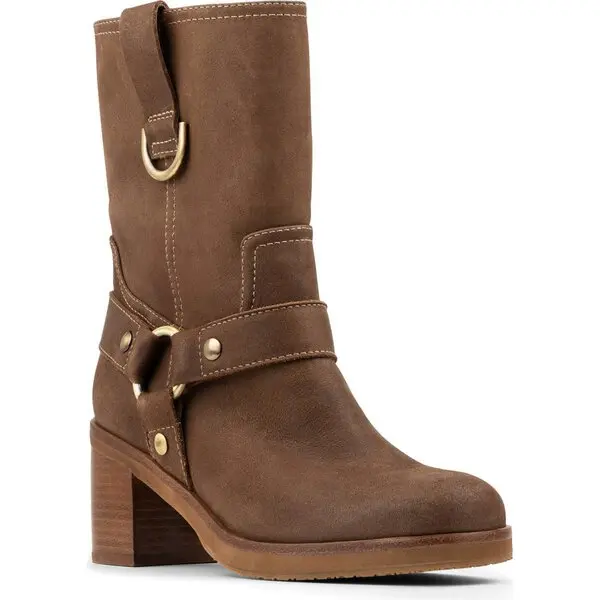 DONALD PLINER Riegal Harness Boot - Saddle