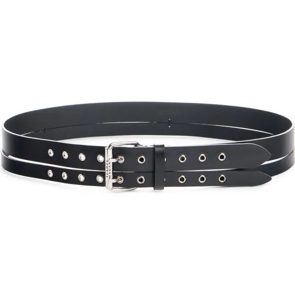 Isabel Marant Split Grommet Leather Belt