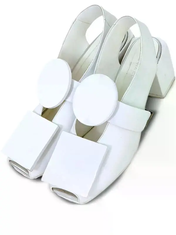 GLORIA COELHO Square-toe Sandals
