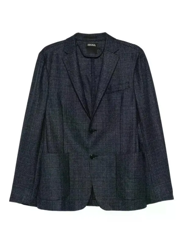 Zegna Plaid-pattern Blazer