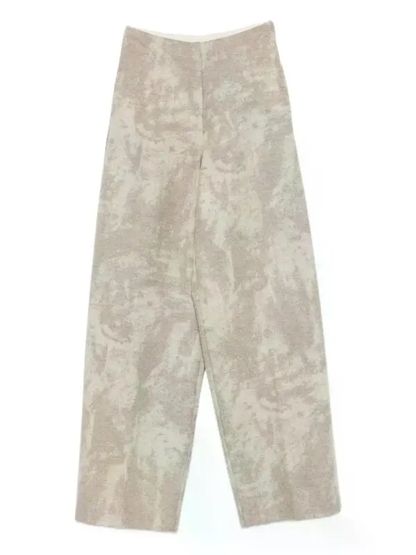 ALYSI Patterned Wool-blend Pants