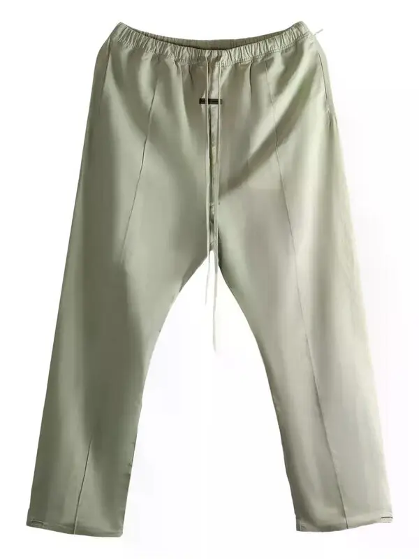 Fear Of God Oxford Drawstring-waist Track Pants - Neutrals