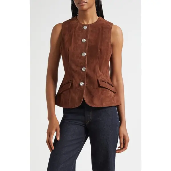Cinq À Sept Chris Suede Vest