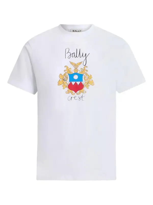 Bally Crest-print Cotton T-shirt