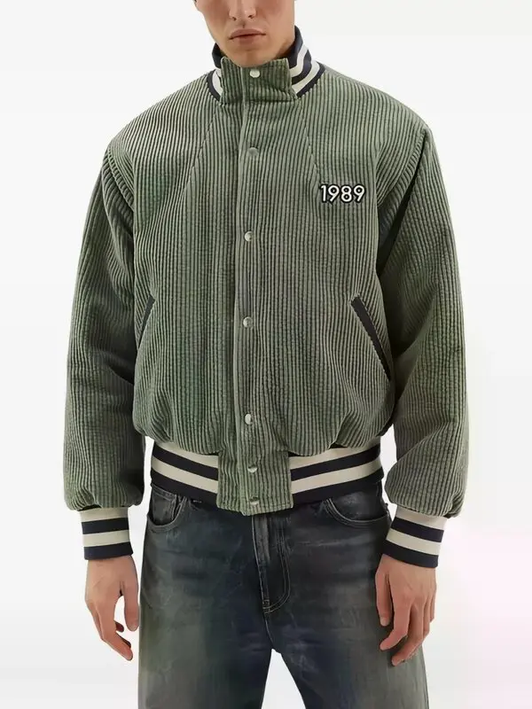 1989 STUDIO Corduroy Embroidered Bomber Jacket