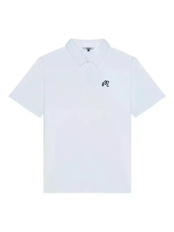 MALBON Fairway Polo Shirt - White