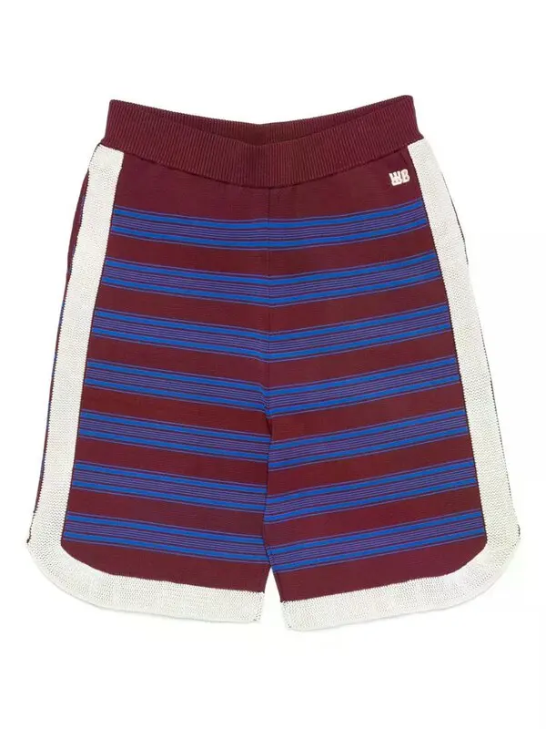 WALES BONNER Striped Bermuda Shorts